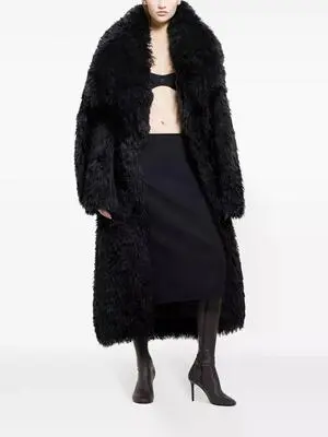 COURREGES Long Shearling Coat