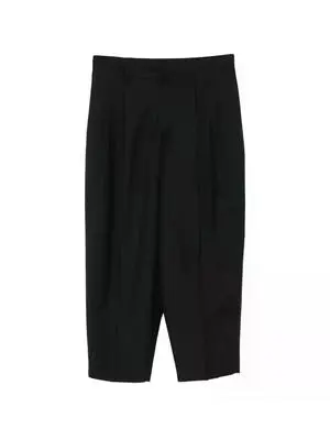 JIL SANDER Pleated Cropped Trousers