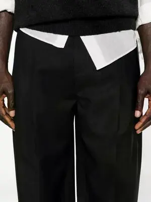 JIL SANDER Pleated Cropped Trousers