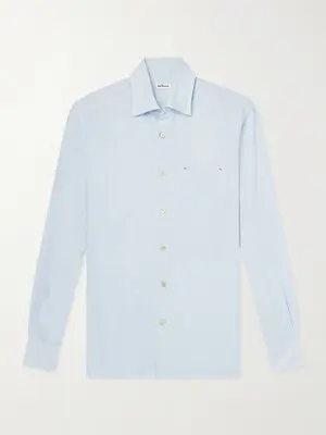 Kiton Linen Shirt - Blue
