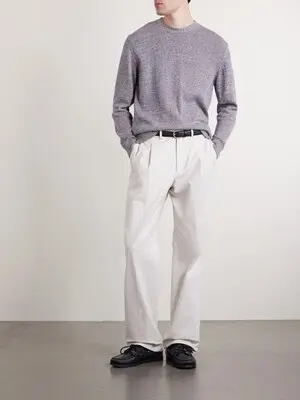 Massimo Alba Dustin Cotton Sweater - Gray