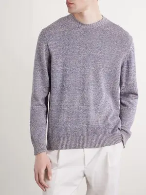 Massimo Alba Dustin Cotton Sweater - Gray