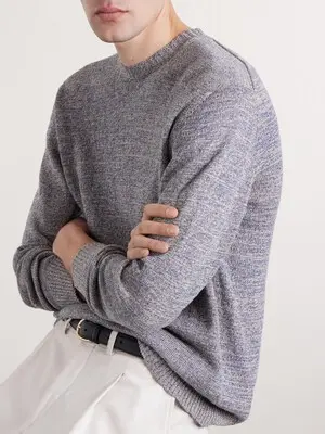 Massimo Alba Dustin Cotton Sweater - Gray