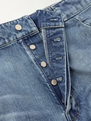 Fear Of God Utility Straight-leg Denim Shorts - Blue