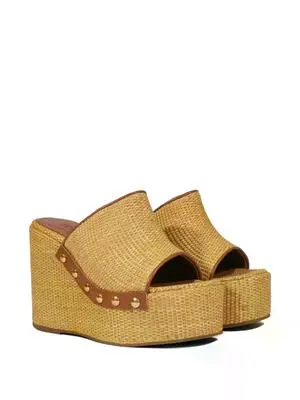 Schutz Anabela Wedge Sandals