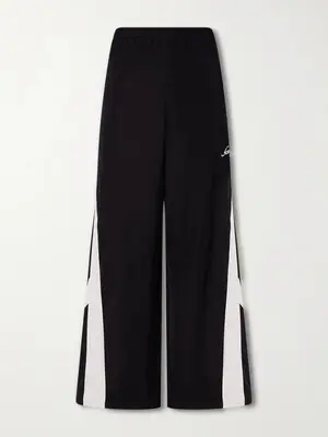 Acne Studios Wide-leg Cotton-blend Sweatpants