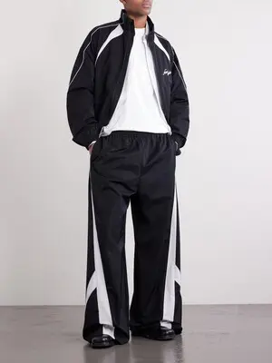 Acne Studios Wide-leg Cotton-blend Sweatpants
