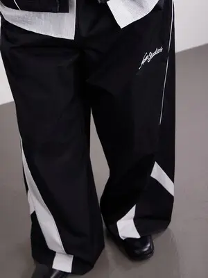 Acne Studios Wide-leg Cotton-blend Sweatpants