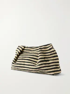 SENSI STUDIO Medium Two-tone Sisal Clutch