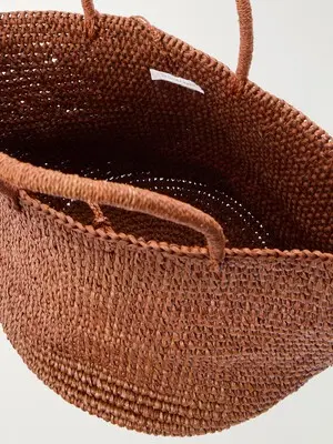 SENSI STUDIO Large Straw Tote - Brown