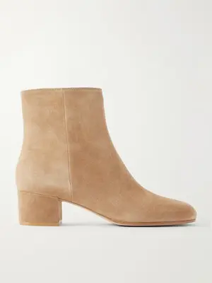 GIANVITO ROSSI Joelle 45 Suede Ankle Boots - Brown