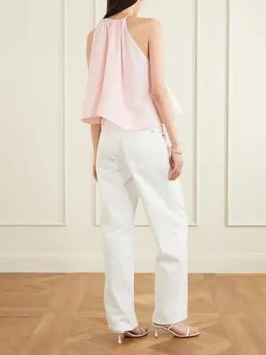Stella McCartney Sleeveless Silk-crepe Top