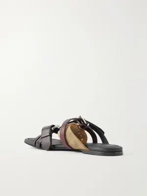Acne Studios Buckled Leather Sandals