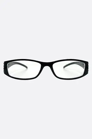 GIANT VINTAGE SUNGLASSES Giant Vintage Andromeda Bayonetta Clear Glasses - Black
