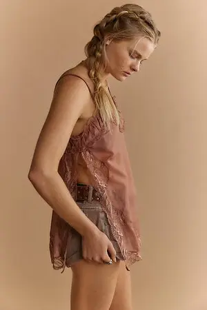 Women's Tiered V-Neck Slip Dress