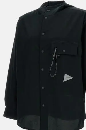 AND WANDER Water-repellent Hooded Jacket