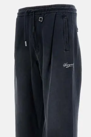 WOOYOUNGMI Wide-leg Trousers With Drawstring - Blu
