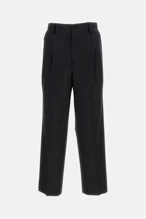 KAPTAIN SUNSHINE Wool Poplin Trousers - Black
