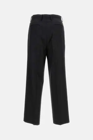KAPTAIN SUNSHINE Wool Poplin Trousers - Black