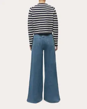 Simkhai Booker Braided Straight-leg Jeans