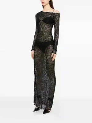 Kiki De Montparnasse Lace Long-sleeved Dress