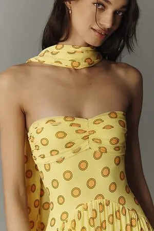 AFRM Rori Strapless Midi Dress