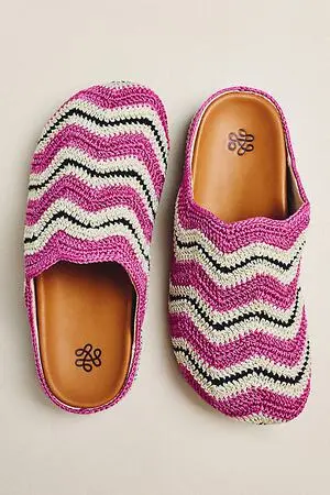 THE SAK Bolinas Ripple Slip-on Clogs - Fuchsia