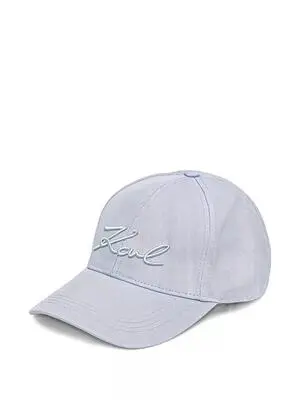 Karl Lagerfeld Logo Baseball Cap - Blue