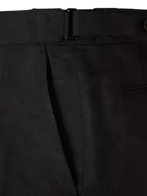 TOM FORD Tailored Silk Trousers - Black
