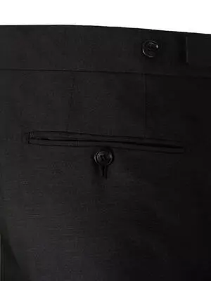 TOM FORD Tailored Silk Trousers - Black