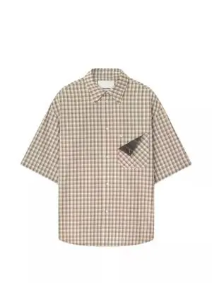 Nanushka Nahui Chest-pocket Checked Shirt
