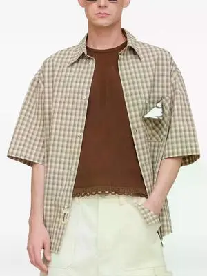 Nanushka Nahui Chest-pocket Checked Shirt