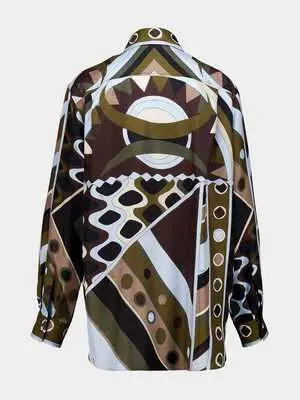 Emilio Pucci Vivara Print Silk Twill Shirt - Multicolour