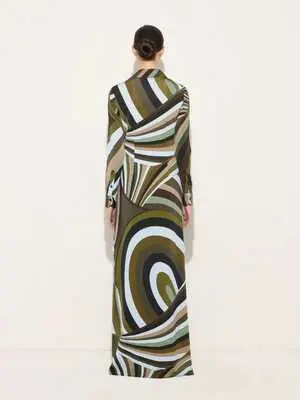 Emilio Pucci Iride Print Chemisier Dress - Multicolour