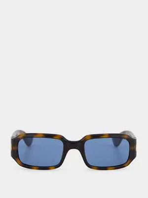 Valentino Garavani Tortoiseshell And Vain Light Bio Inject Sunglasses - Blue
