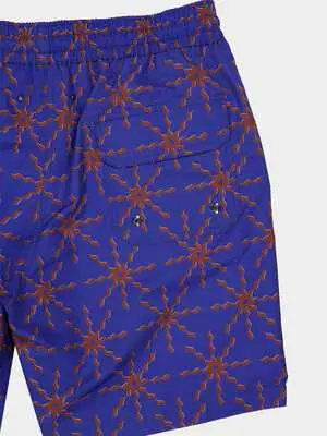 Frescobol Carioca Santos O Sol Swim Shorts - Blue