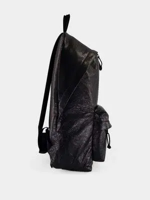 Balenciaga Explorer Leather Backpack - Black