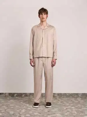 Frescobol Carioca Sand Safra Tropical Wool Shirt