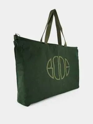 BODE Waxed Cotton Zip Tote