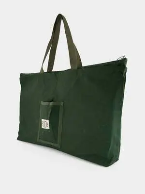 BODE Waxed Cotton Zip Tote