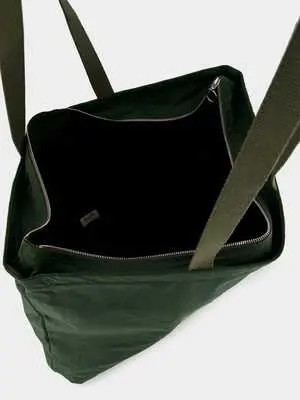 BODE Waxed Cotton Zip Tote