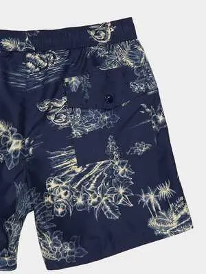Moncler Floral Print Swim Shorts