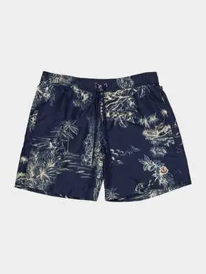 Moncler Floral Print Swim Shorts