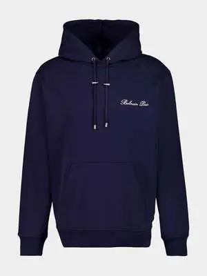 Balmain Signature Marine Sweatshirt - Blue