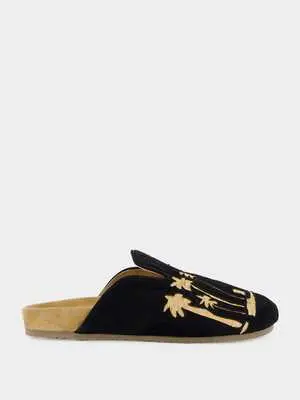BAZISZT Sid Suede Loafers - Black