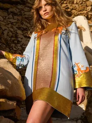 PAULA Hydra A-line Mini Dress - Multicolour