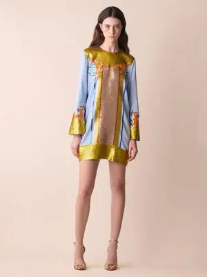 PAULA Hydra A-line Mini Dress - Multicolour