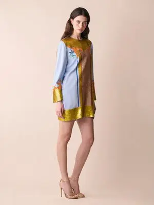 PAULA Hydra A-line Mini Dress - Multicolour