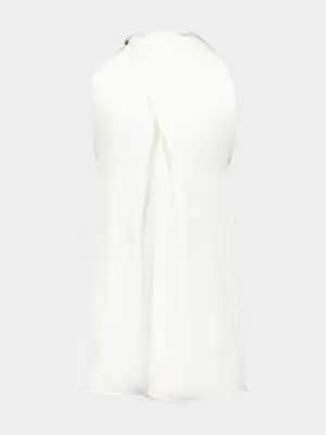 Stella McCartney Halterneck Chain Silk Top