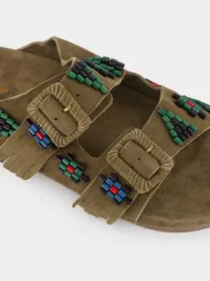 BAZISZT Sambla Suede Sandals